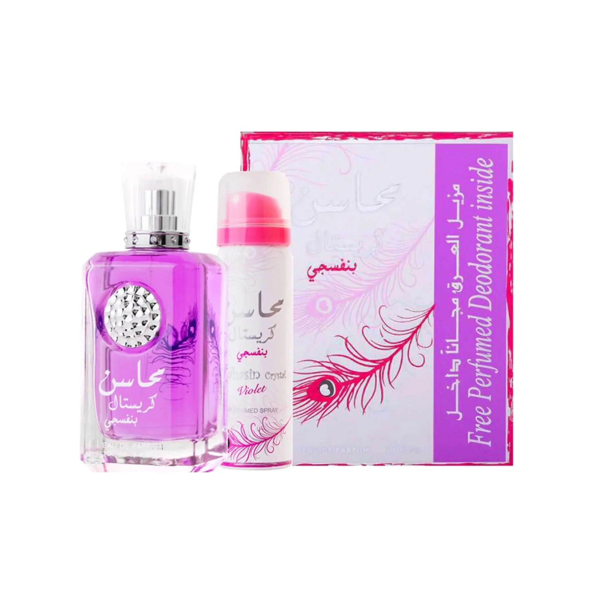 Lattafa Mahasin Crystal Violet Women Eau de Parfum | Maple Prime